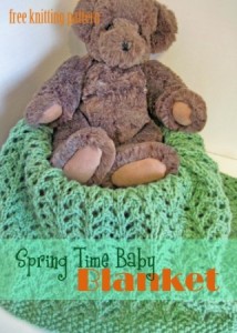 Knit a Cute Baby Blanket for Spring – Knitting