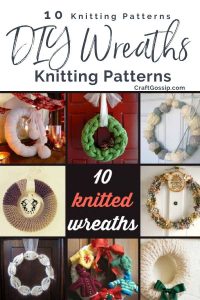 10 Knitted Wreath Patterns – Knitting
