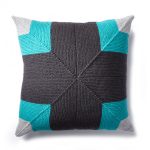 Knit a Bold Mitered Pillow to Jazz Up Your Space – Knitting