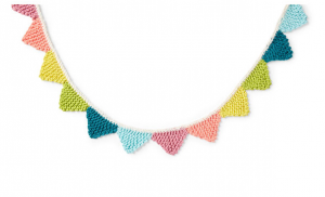 Brighten Up Any Space with a Knit Bunting – Knitting