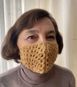 Knitted Pattern – Surgical Face Mask Decorative Cover – Knitting