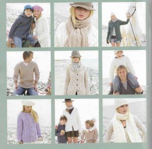 Knitting Patterns Book – 20 Family Aran Patterns – Knitting