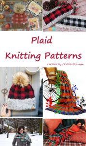 Pretty Plaid Knitting Patterns – Knitting
