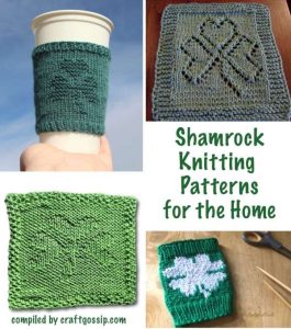 St. Patrick’s Day Knitting Patterns for the Home – Knitting