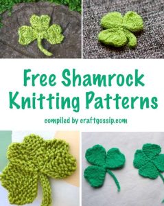 Free and Easy Shamrock Knitting Patterns – Knitting