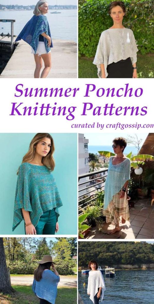 Summer Poncho Knitting Patterns – Knitting