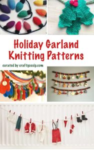 Holiday Garland Knitting Patterns – Knitting