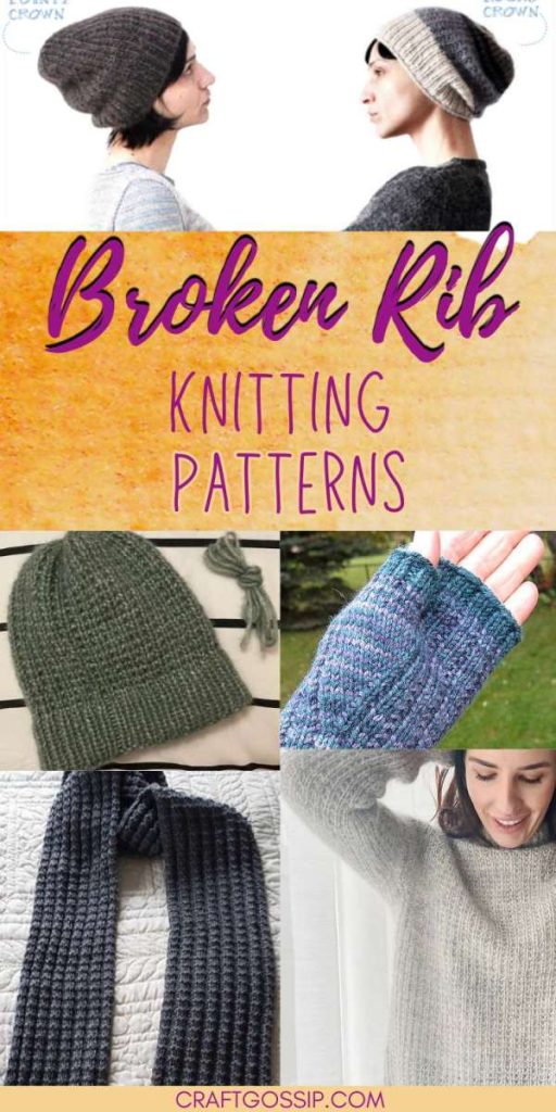 Broken Rib Knitting Patterns – Knitting