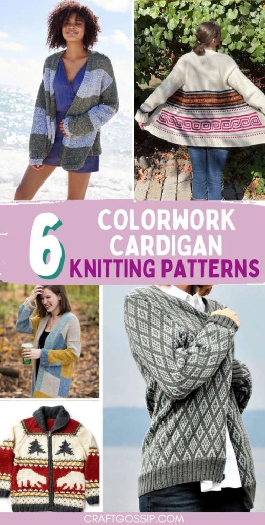 Colorwork Cardigan Knitting Patterns – Knitting