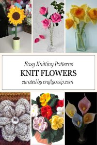 Knit a Bouquet of Flowers – Knitting