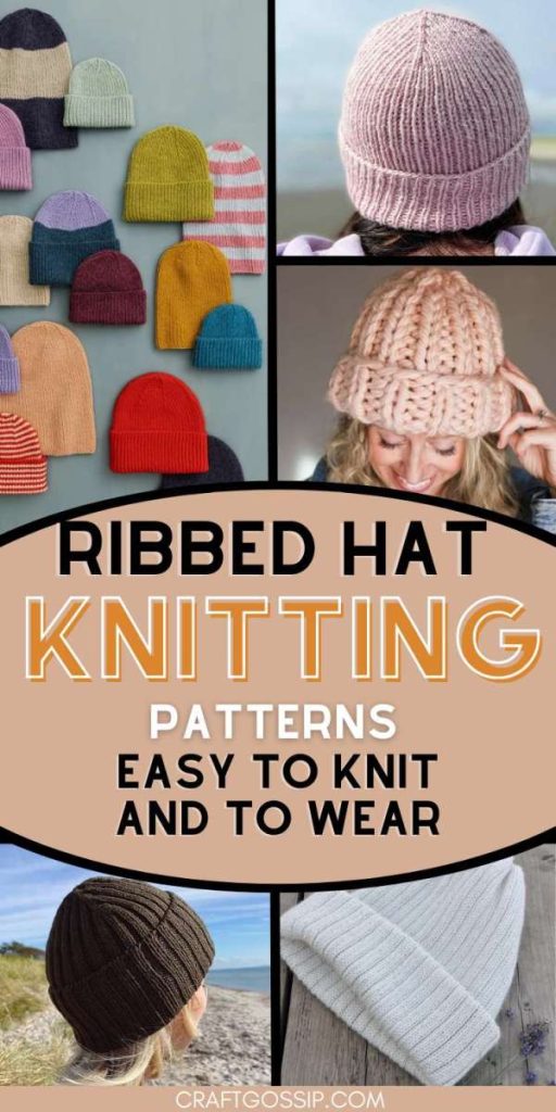 Ribbed Hat Knitting Patterns – Knitting