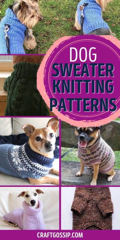 Dog Sweater Knitting Patterns – Knitting