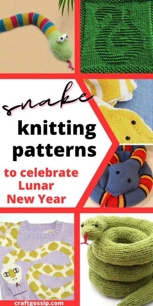 Knit a Snake for the Year of the Snake – Knitting