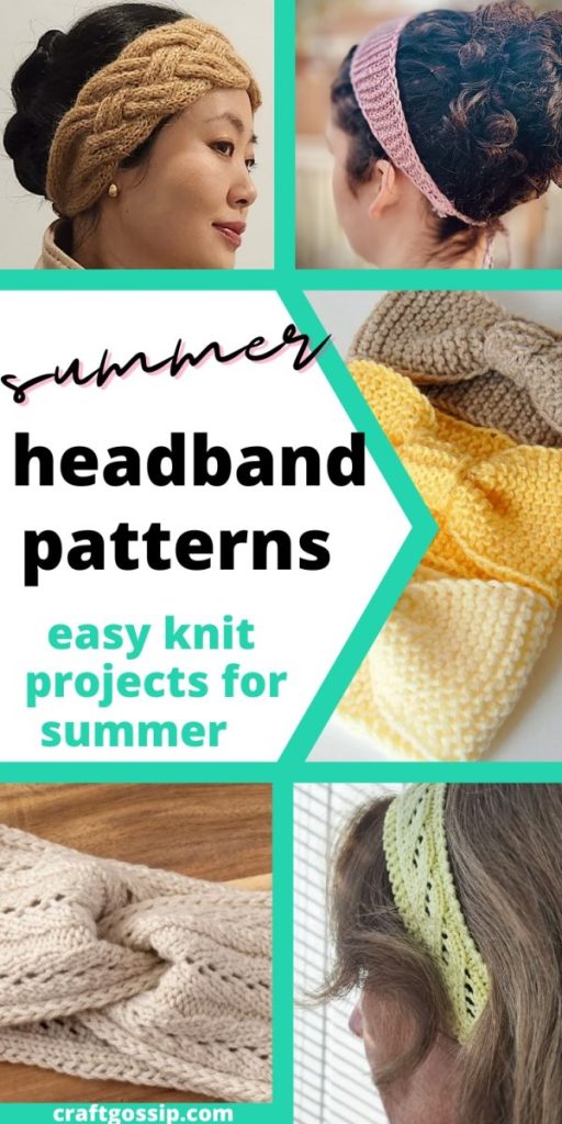 Summer Headband Knitting Patterns – Knitting