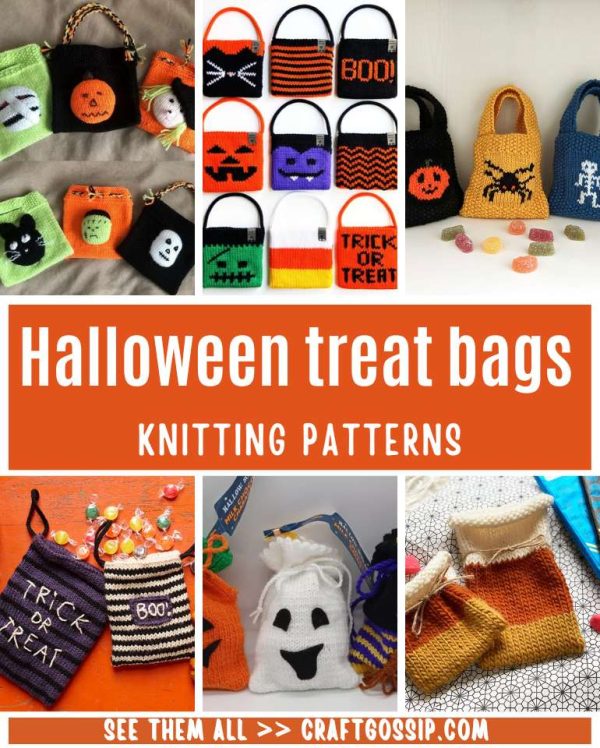 Halloween Treat Bag Knitting Patterns – Knitting