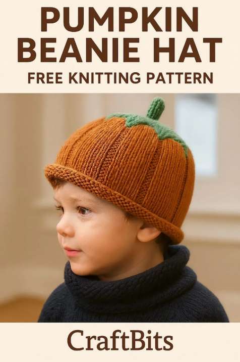Pumpkin Beanie Hat – Free Knitting Pattern Review – Knitting