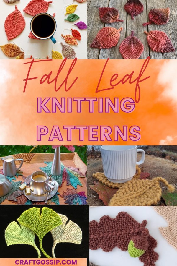 Pretty Leaf Knitting Patterns for Fall – Knitting