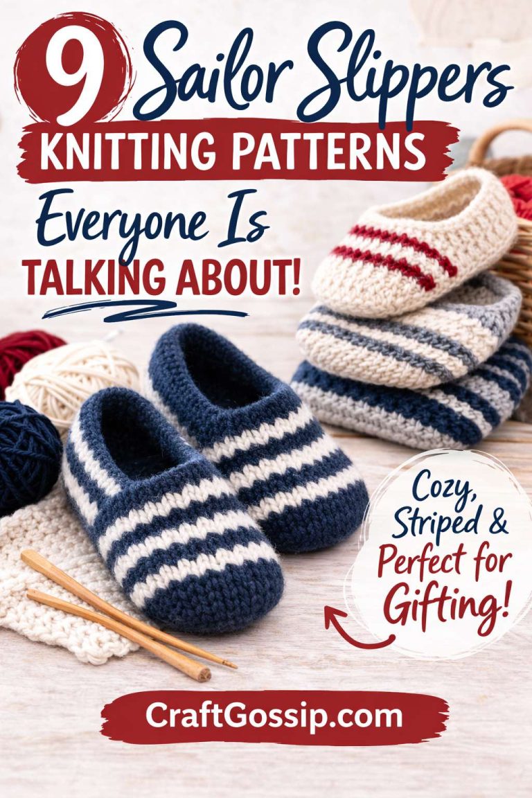 9 Sailor Slippers Knitting Patterns Everyone Is Talking About – Knitting