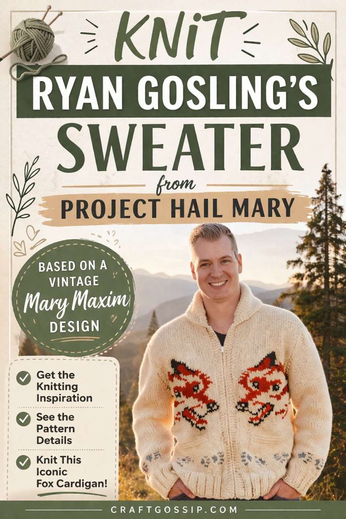 How To Knit Ryan Gosling’s Sweater from Project Hail Mary – Knitting